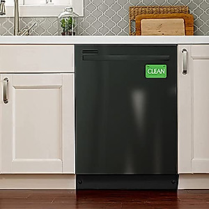 Dishwasher Magnet Clean Dirty Sign,Reversible Strong Kitchen Flip Indicator, Bonus Universal Magnetic Plate,Red Green Design Indicator for Dishwashers