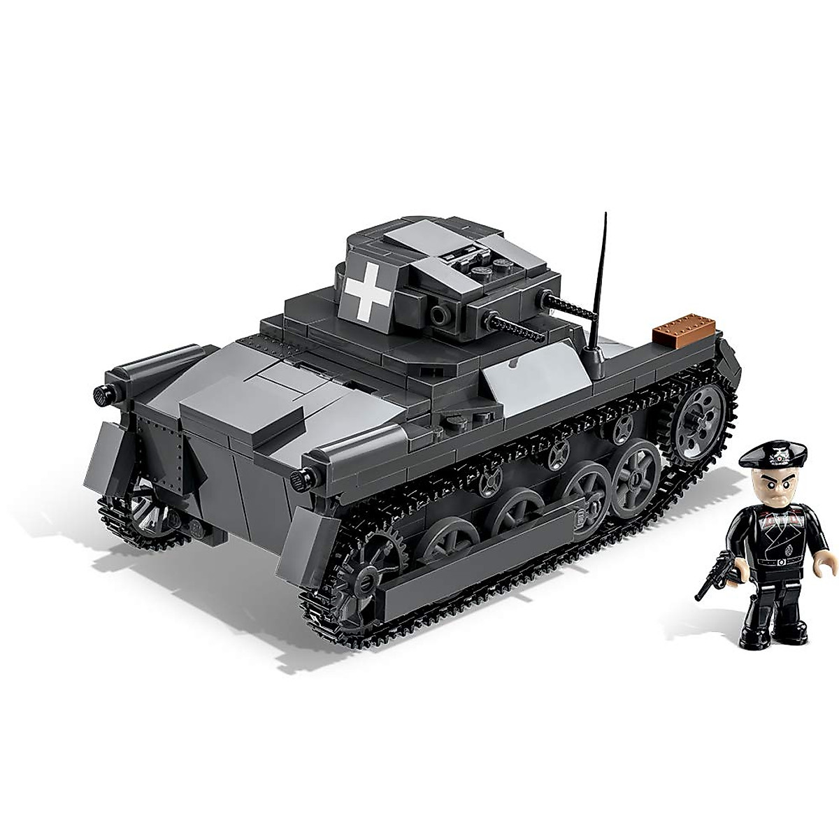 COBI 2534 Panzer I Ausf.A Building Blocks, Grey, Multicolor