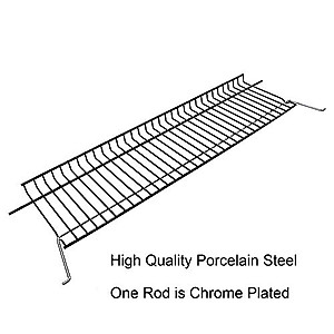 Hisencn Grill Warming Rack for Charbroil 463436215, 463436214, 463436213, 463432114, 463436414, 29 1/2 inch Porcelain Steel Warming Grates for Charbroil G458-0007-W1