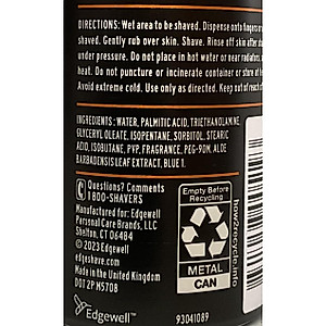 Edge Shave Cream 2.75 Ounce (12 Pieces) Sensitive (81ml)