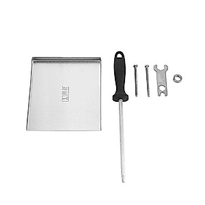 IHAYNER Slicer Cutter 13.5 Inch Cheese Slicer Cutter 430 Stainless Steel Bone Cutter Guillotine Sausage Ham Biltong Jerky Slicer