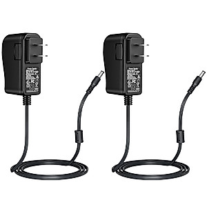 2-Pack AC to DC 5V 1A Power Supply Plug 5.5mm x 2.1mm UL Listed FCC