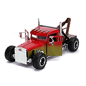 Fast & Furious Presents: Hobbs & Shaw Hobbs' 1:24 Custom Peterbilt Truck Die-cast Car, Toys for Kids and Adults