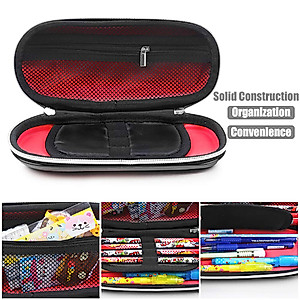 Supercar Pencil Case EVA Car Pen Pouch Stationery Box Anti-Shock for School Students Teens…