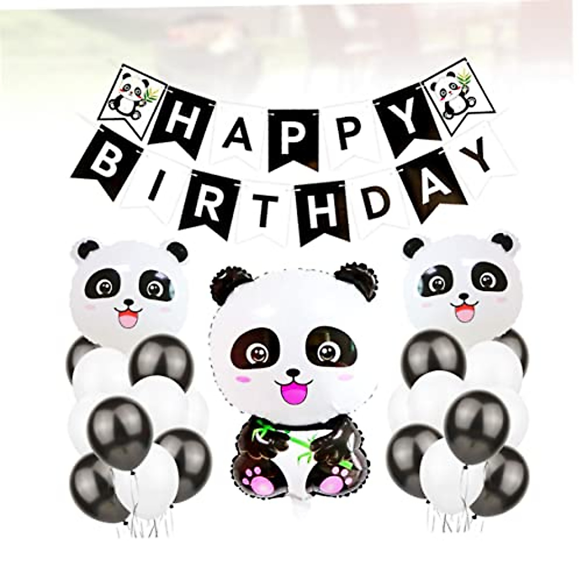 jojofuny 24pcs happy birthday ballons mylar balloons happy birthday balloons Party Supplies Cute Balloons garland balloon birthday decoration decorative balloon decorations set decorate