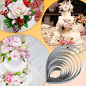 10 pcs Austin Rose Cutter Set Fondant Decor Kit Cake Decorating Gumpaste Flowers