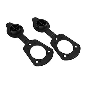 2 Pieces Fishing Rod Holder Cap and Gasket Kit fit for Flush Mount Rod Holder Kayak Boat Fishing Accessory