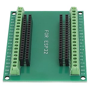 ESP32 Development Board, ESP32 Breakout Board 2 in 1 Dual Core CPU Low Power Consumption Wireless WiFi Bluetooth Double Layer Board