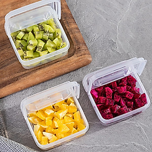 3 Pack Cheese Storage Containers with Flip Lids, Sliced Cheese Container for Fridge, Clear Plastic Butter Block Cheese Slice Storage Box Portable Freezer Food Storage Container