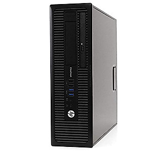 HP EliteDesk 800 G1-SFF, Intel Core i5-4570 3.2GHz, 16GB RAM, 500GB Hard Drive, DVDRW, Windows 10 Pro 64bit (Renewed)