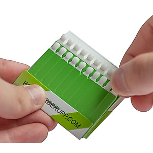 BARBERUPP Styptic Stick Shave Accessories (Green Stix, 6-Pack) Stops Bleeding For Razor Nicks For Men & Women - Sanitary and Great For Barbers or Personal