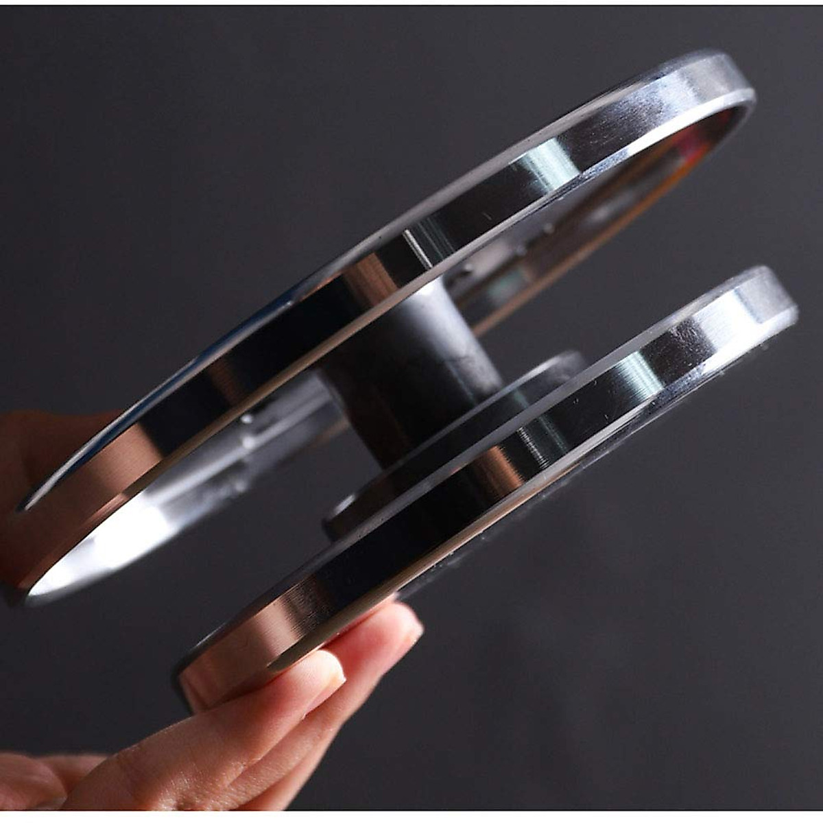 WNGDUA Pottery Turntable 8"/20CM Double-Sided Pottery Wheel Rotating Turntable DIY Clay Tools Sculpting Rotary Plate Aluminium Alloy Cake Turntable Stand Ceramic Sculpting Pottery Cake Turntable