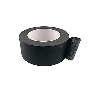 Baijixin 2 Inch Black Wide Masking Tape, Black Painters Tape for Home, Office, School Stationery, DIY Art, Crafts, Labeling (2 Inch X 55 Yard)