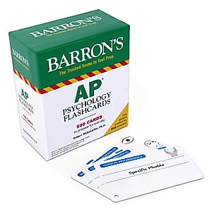AP Psychology Flashcards (Barron's AP Prep)