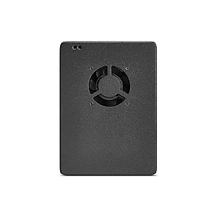 Vilros Raspberry Pi 4 Compatible Heavy Duty Aluminum Alloy Case with Preinstalled and Ready to Connect Fan (Black)