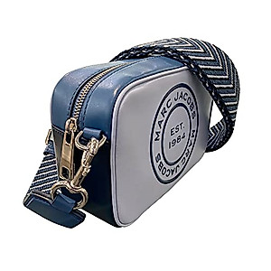 Marc Jacobs Flash Leather Crossbody Bag, Blue Multi