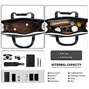 MISS LULU Fashion Purses and Handbags for Women, Ladies Top Handle Bags Pu Leather Shoulder Handbag Satchel Tote Bag Crossbody Satchel Purse