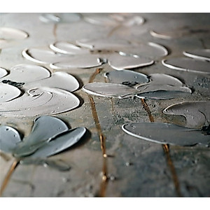 ArtbyHannah Wall Paintings Large Canvas Wall Art Wall Decor Living Room Textured 3D Hand-Painted Oil Painting Flowers Wall Art for Office Bedroom, 24x48