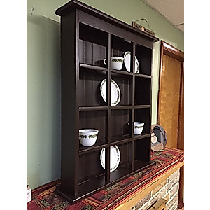 Tea cup and Saucer Plate Rack Espresso