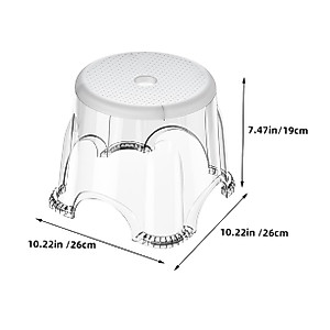 MERRYHAPY Bathroom Stool Footstool Ergonomic Stool Bench for Shower Toilet Stool Stools Shoes Changing Stool Shoe Changing Stool Thicken The Bench Pedal Step Stool Small Stool The Pet