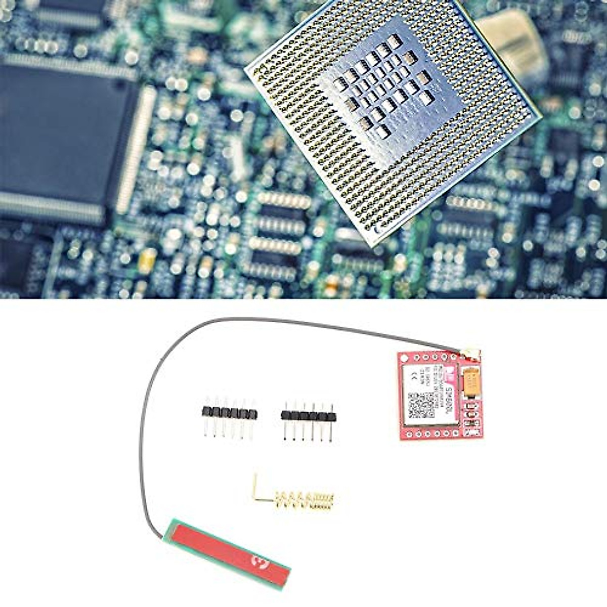 GSM Module Kit Mini GPRS Board MicroSIM Card TTL Serial Port for Micro Controller(with Antenna)