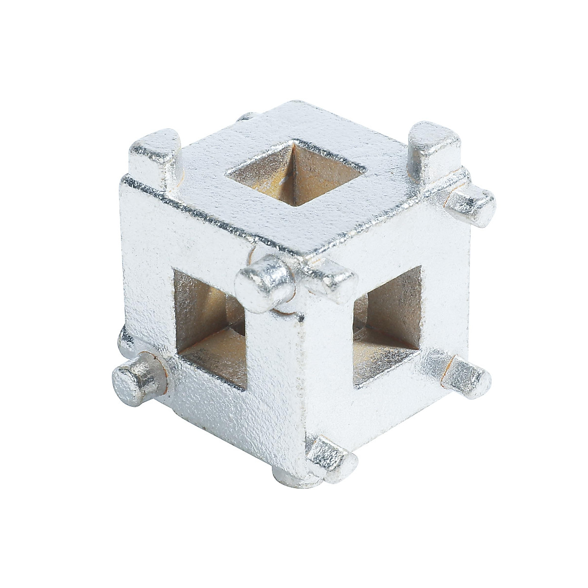 RACOONA Brake Caliper Compression Tool,Car Rear Disc Brake Piston Tool,Car Accessories Caliper Piston Compressor Tool,3/8" Disc Brake Piston Caliper Wind Back Cube Tool,Fits Rear Disc Brakes on Cars