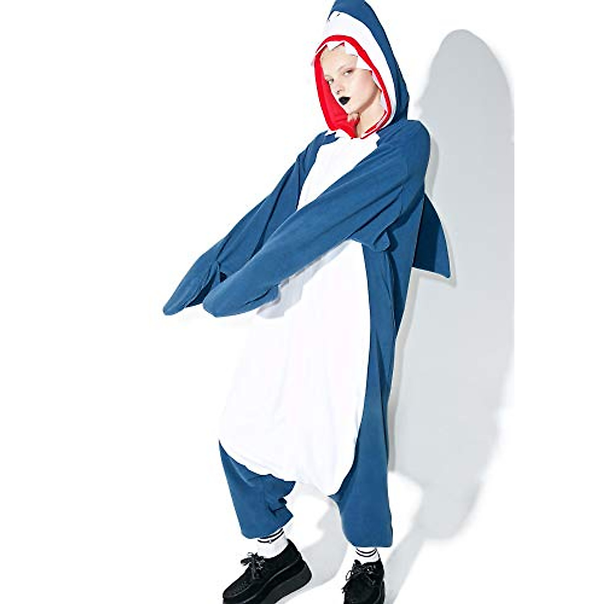 SAZAC Shark Kigurumi - Onesie Jumpsuit Halloween Costume