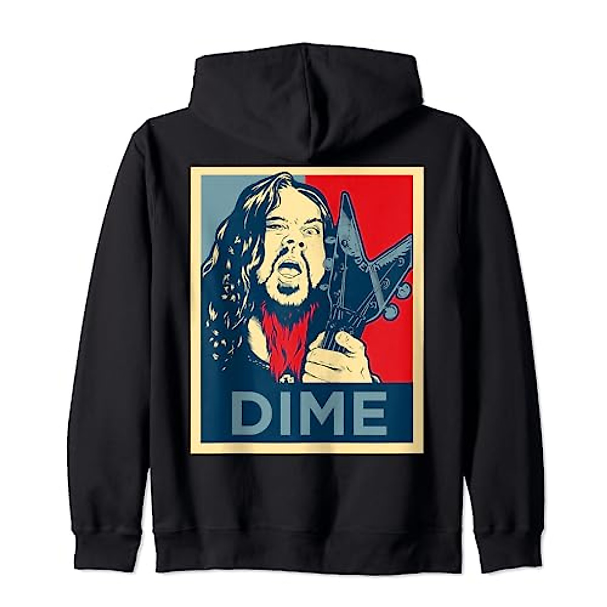 Heavy metal hope poster dime dimebag obama darrell guitar Zip Hoodie