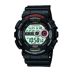 Casio G Shock Men's GD-100-1ACR G-Shock Digital Display Quartz Black Watch