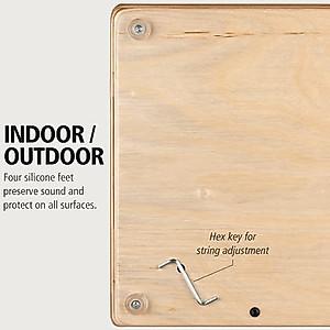 Meinl Artisan String Cajon with Mongoy Frontplate / Baltic Birch Body - MADE IN SPAIN - Bulería Line, 2-YEAR WARRANTY (AEBLMY)