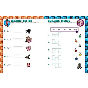 Spelling for Minecrafters: Grade 1