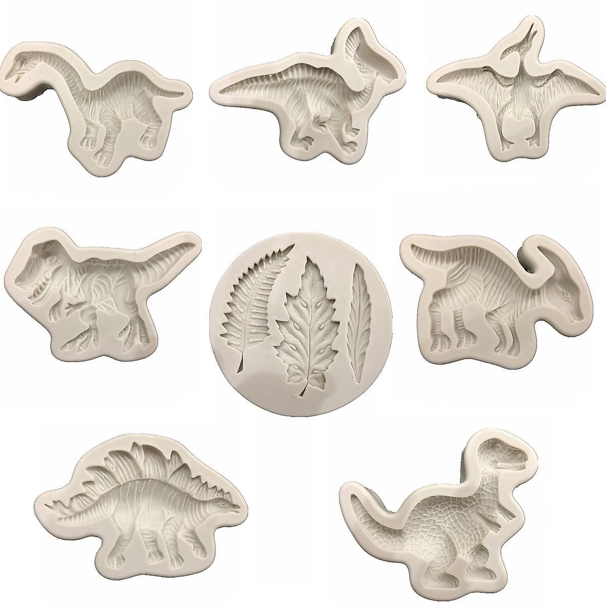Dinosaur Silicone Fondant Cake Mold Kitchen Baking Mold Cake Decorating Moulds Modeling Tools, Gummy Sugar Chocolate Candy Cupcake Mold
