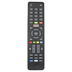 Universal Remote Control for Element TV Remote with YouTube VUDU Netflix Pandara Keys
