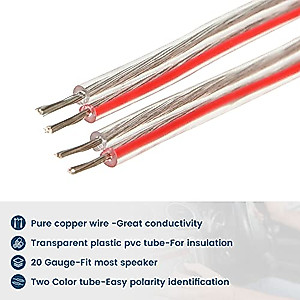 RED WOLF Car Replacement Door Speaker Wiring Harness Plug Connector for 2011-2021 Ford F150 Escape Focus Bronco Mustang Mazda 2 6 CX5