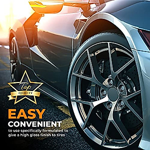 All American Car Care Products Tire Dress Up - High Gloss Shine Tire Dressing (1 Gallon)