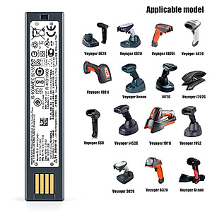 Barcode Scanning Collector Battery for Honeywell 1202g 1902 1902GHD 3820 3820i 4620 4820 4820i 5620 6320 BAT-SCN01 Granit 1911i Voyager 1202 Part NO 013283 100000495 50121527-002 HO48L1-G S-L-0526-E