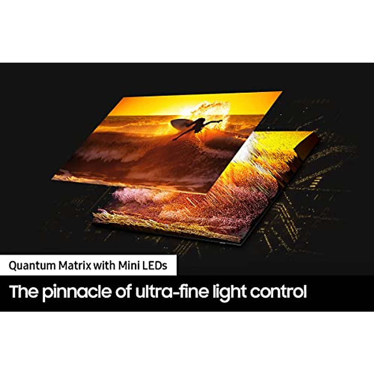 SAMSUNG QN65QN85BAFXZA 65" 4K Neo QLED UHD Smart TV in Titan Black with an Austere 3S-4KHD2-2.5M III Series 4K HDMI 2.5m Cable (2022)