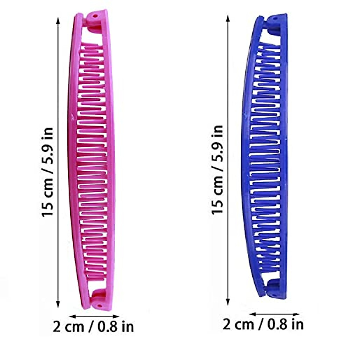 Youme Banana Clips Hair for Women Vintage Large Bananas Hair Clip for Thick Fine Hair Banana Combs Barrettes