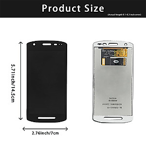 LCD with Camera Cutout & Touch Screen for Zebra TC21, TC210K, TC26 - Premium Display Replacement for PDA Phone Handheld Android Barcode Scanner