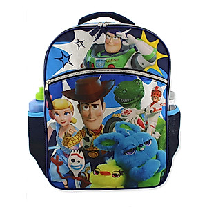 Disney Toy Story 4 Boy's Girl's 16 Inch School Backpack (One Size, Blue)
