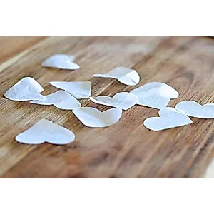 Heart Shaped Biodegradable Wedding Confetti - 10,000 pieces. Product of The USA.