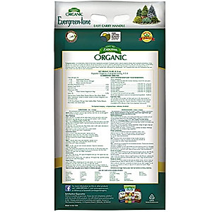 Espoma Organic Evergreen-Tone 4-3-4 Natural & Organic Fertilizer and Plant Food for Evergreen Trees & Shrubs. 18 lb. Bag. Use for Planting & Feeding to Promote Optimum Growth