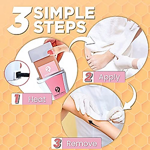 soft wax roller kit for hair removal- wax cartridge X3 / 2 unique formulas included, one: coarse hair (bikini) and 2 for Soft hair arms, legs etc This roll waxing kit is ready to use in 20 seconds