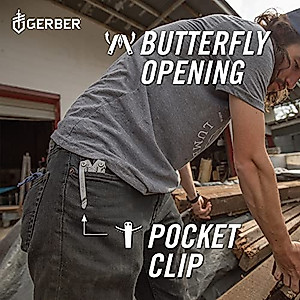 Gerber Gear 30-001364N Suspension-NXT, 15-in-1 Multitool Knife, Needle Nose Pliers Pocket Knife with Pocket Clip, EDC Gear, Steel