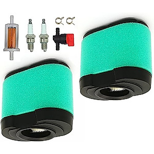 Extended Life Series 8 Pack of Air Filter Compatible with Briggs and Stratton 792105 276890 4163205 4163206 44H777 Engine Lawn Mower Extended Life Series John Deere Z425 GY21057 MIU11515 MIU11517