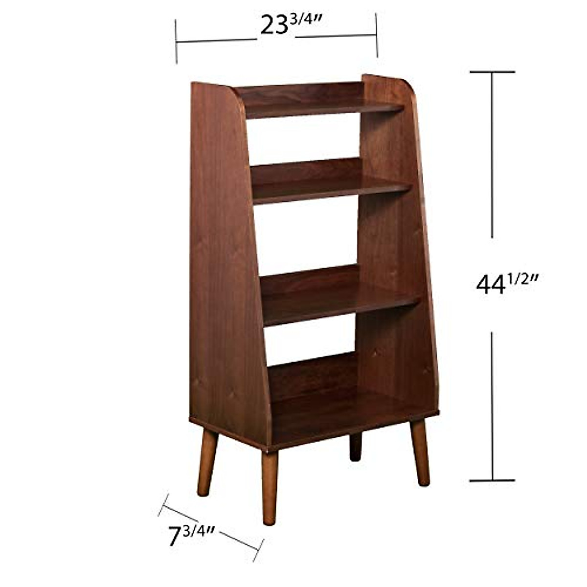 Southern Enterprises Berritza Bookcase, Walnut