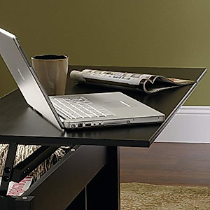 Sauder Edge Water Lift Top Coffee Table, Estate Black finish