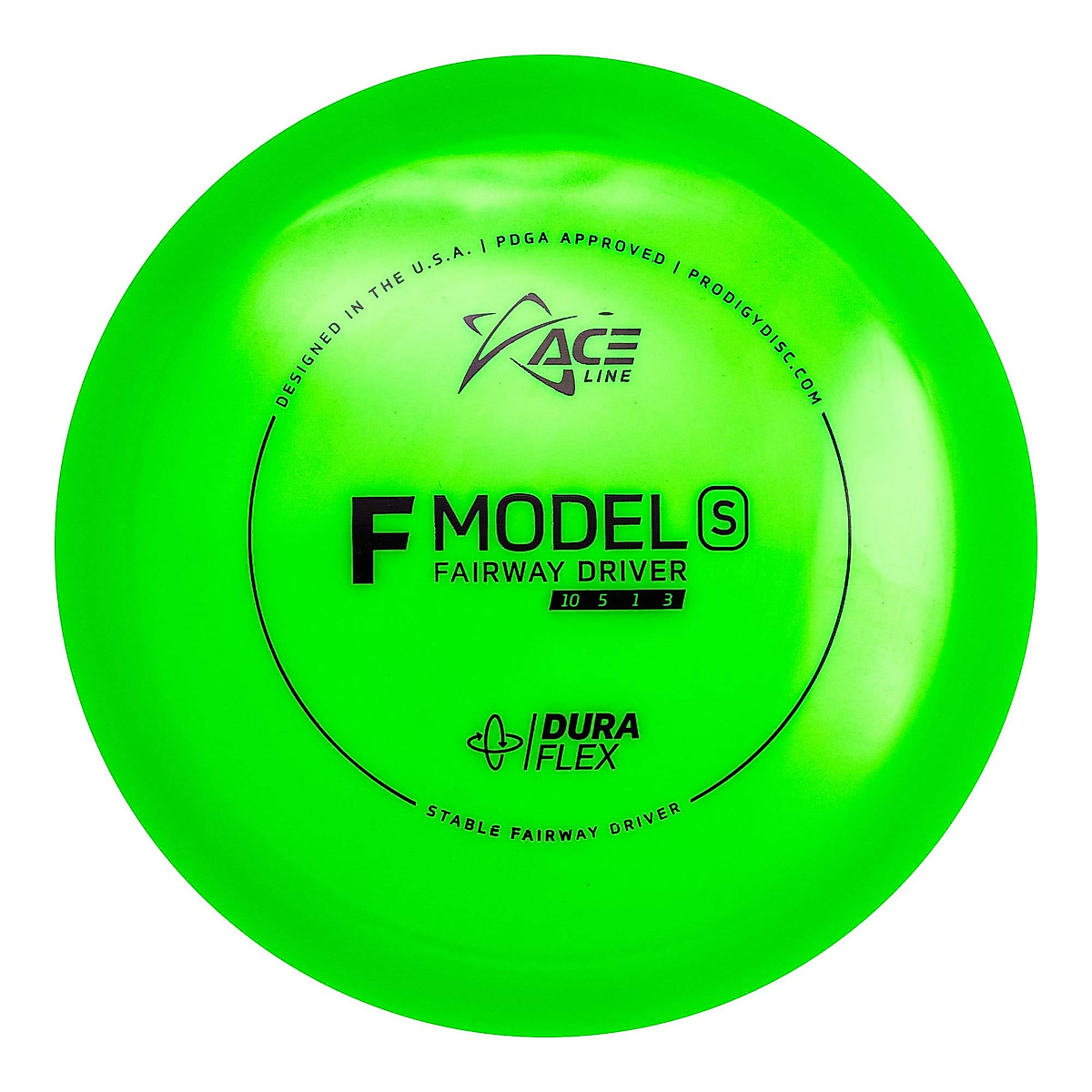 Prodigy Disc Ace Line Glow DuraFlex F Model S Fairway Driver Golf Disc [Colors May Vary] - 170-176g