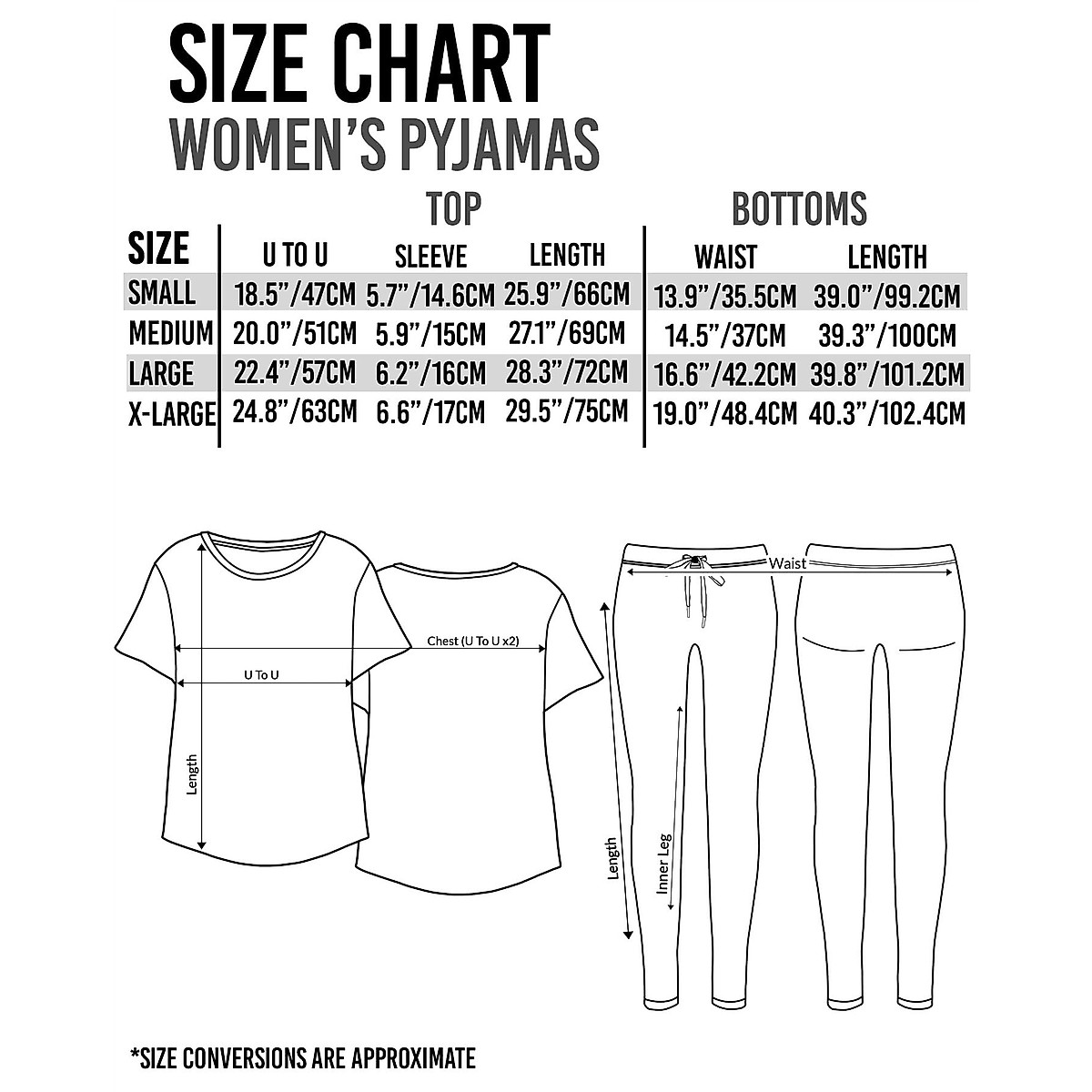 Disney Nightmare Before Christmas Pyjamas Womens Skellington PJ Top Trousers Small Black