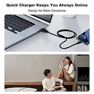 Type C Super Fast Charger, 25W PD USB C Wall Charger Block with 6FT USB C Cable Compatible with Galaxy S23 S22 S21 S20 Plus Ultra, Note 20 19 18 S10 S9 S8